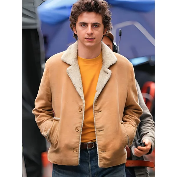 A Complete Unknown Shearling Jacket | Bob Dylan Jacket
