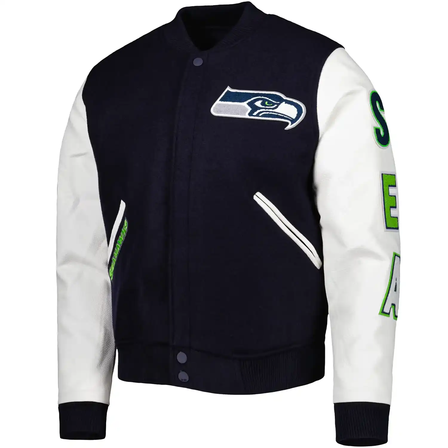 Seattle Seahawks Varsity Jacket | Seattle Seahawks Logo Jacket