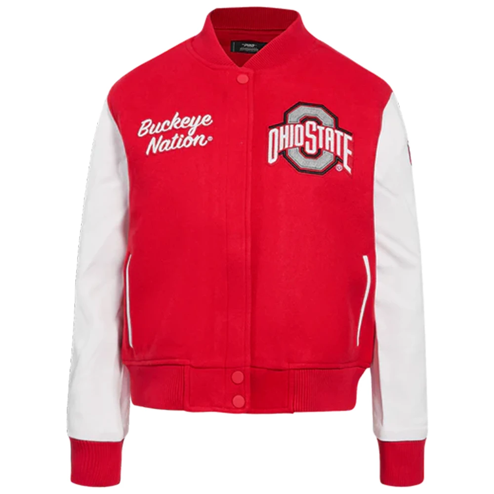 Ohio State University Classic Wool/Leather Varsity Jacket