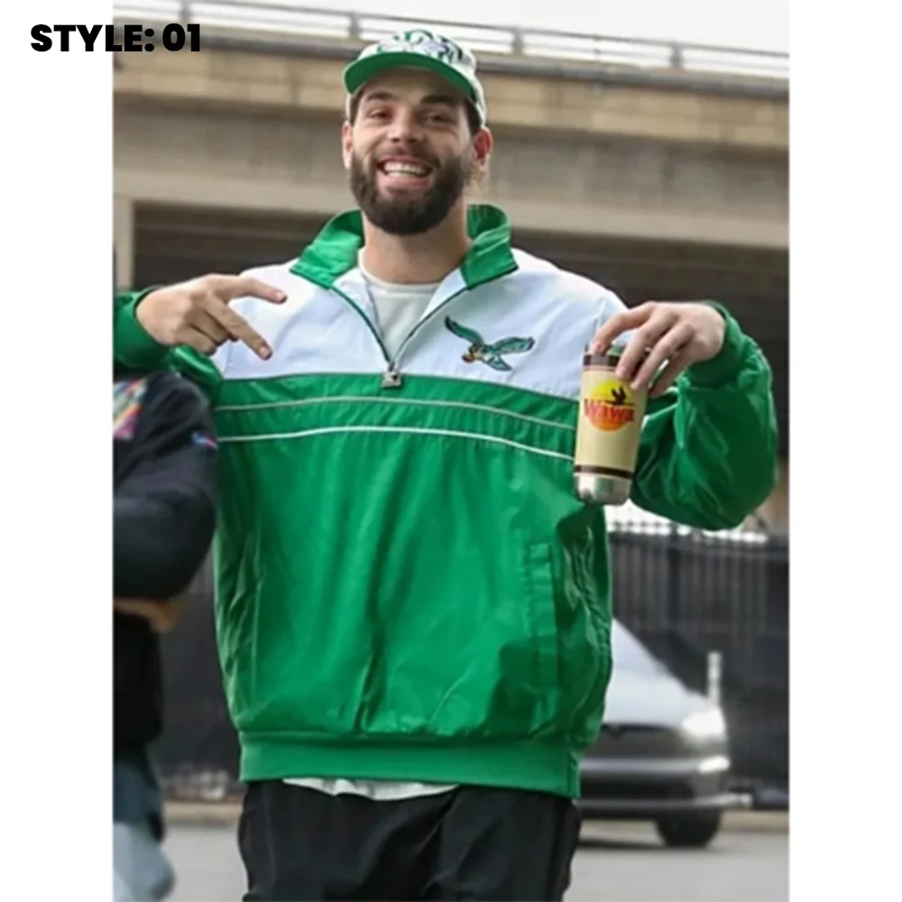 Kelly Green Exclusive Eagles Starter Jackets