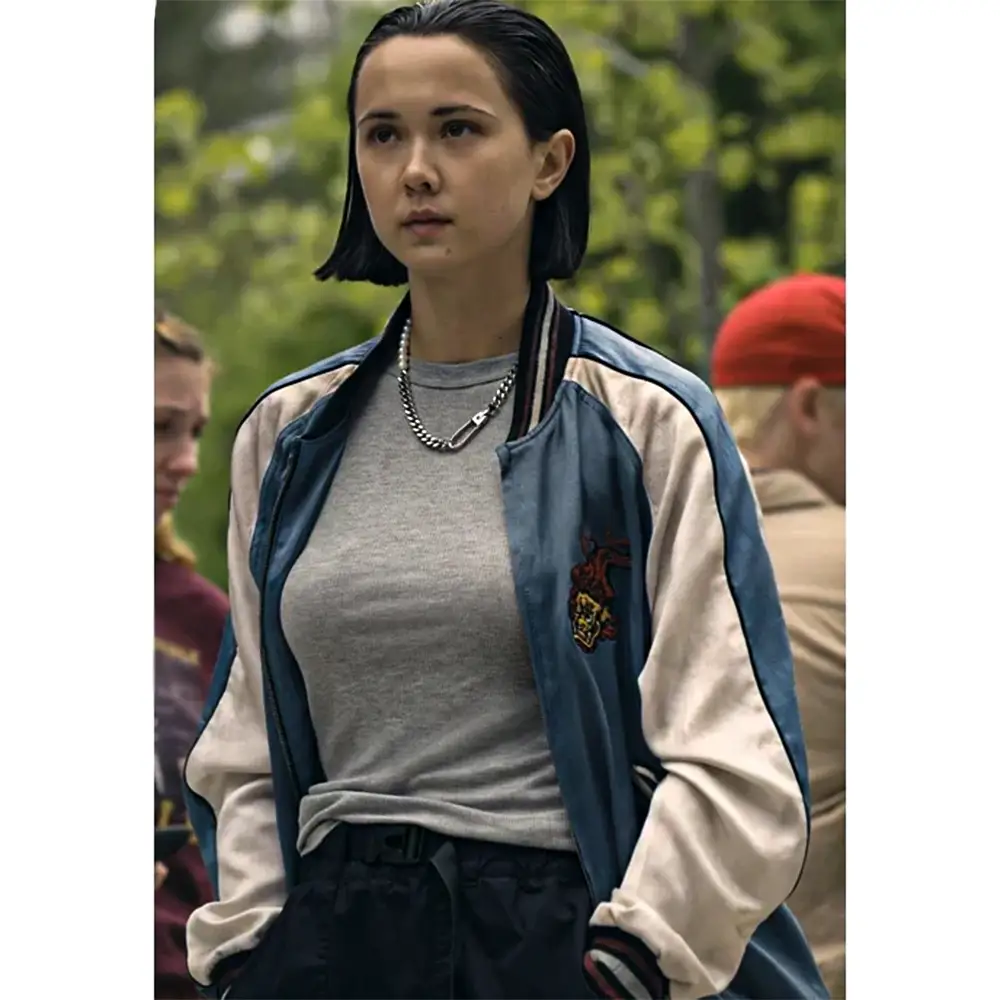 Gen V Jordan Li Varsity Jacket | Jordan Li Blue Varsity Jacket