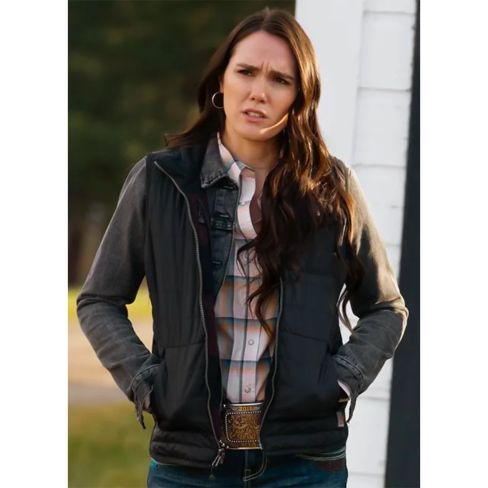 Eden Brolin Yellowstone Mia Vest | Yellowstone Mia Vest