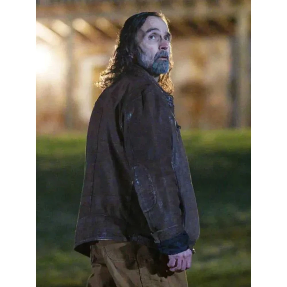 Phil Duran Round the Decay 2025 Brown Leather Jacket - Buy Now